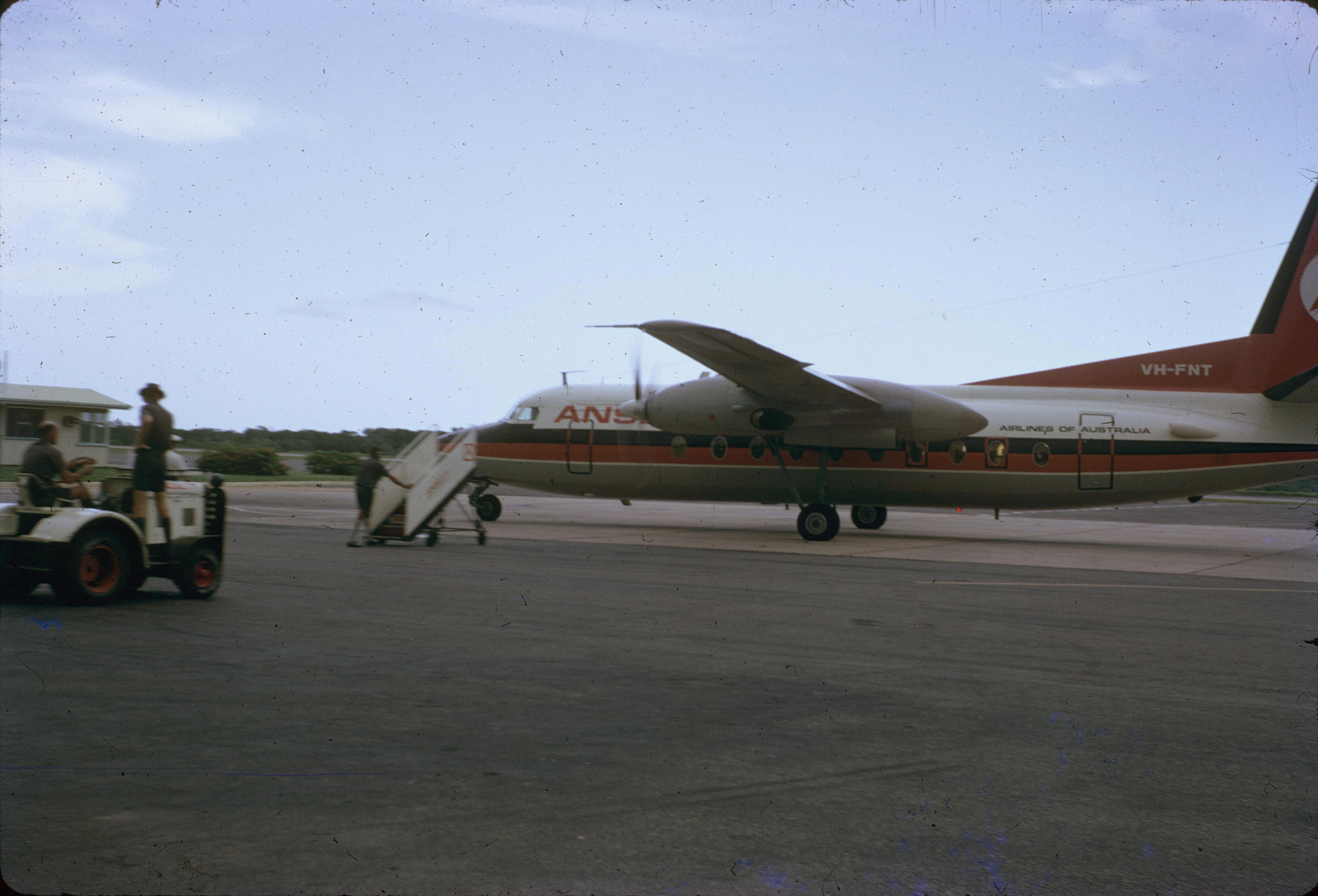 Ansett aircraft at Ayr Airport, 1971 | Queensland Historical Atlas