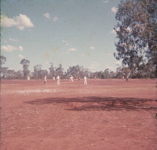 Cricket in Talwood during a drought, 1965 | Queensland Historical Atlas
