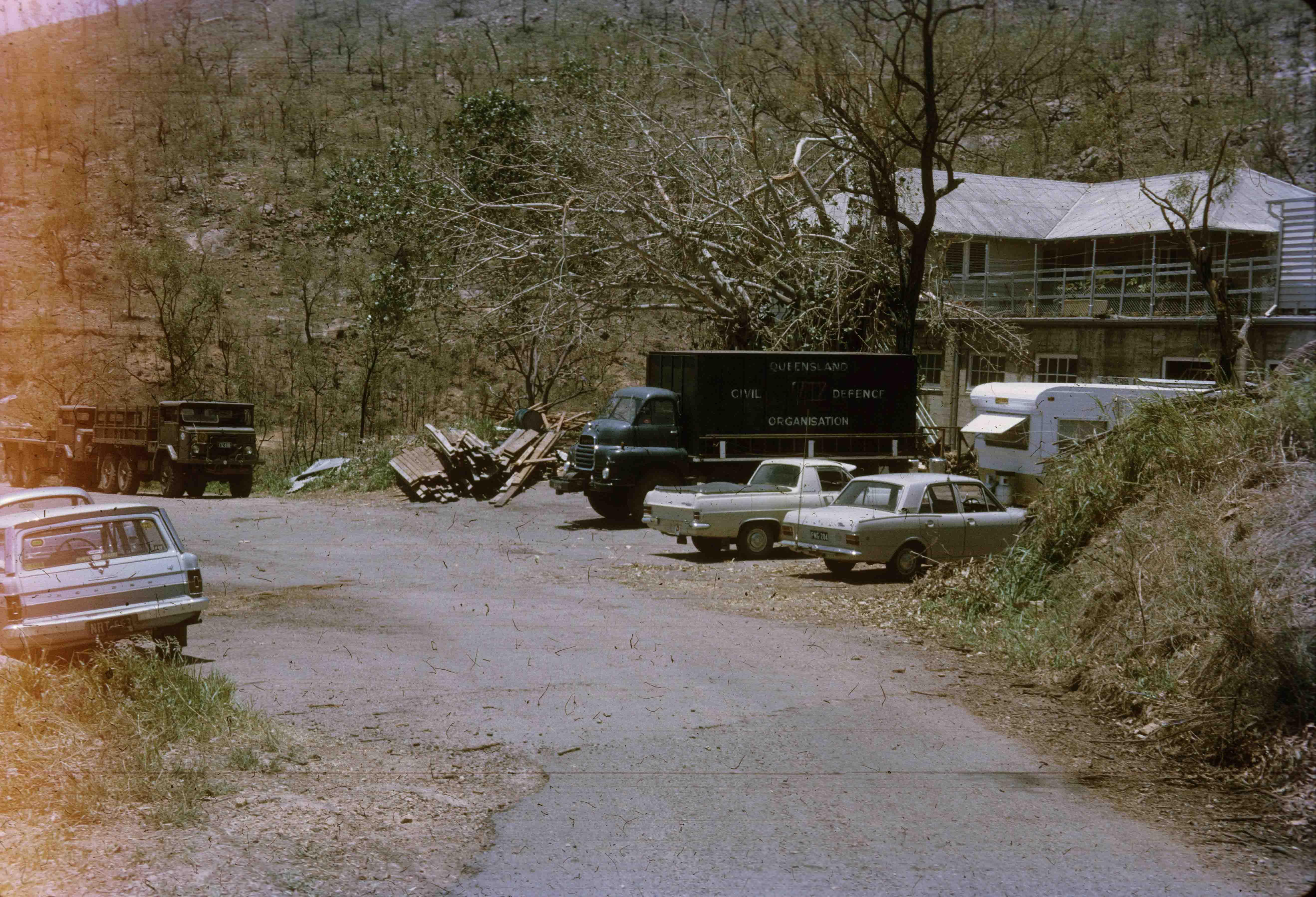 Emergency Civil Defence Services, Townsville after Cyclone Althea, 1972 ...