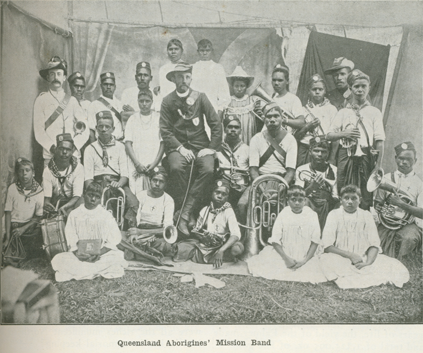 Queensland Aborigines' Mission Band, 1918 | Queensland Historical Atlas