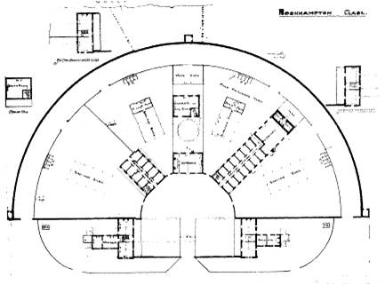 Radial prison design, 1880s | Queensland Historical Atlas
