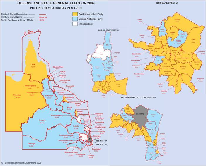 Queensland State election, 2009 | Queensland Historical Atlas