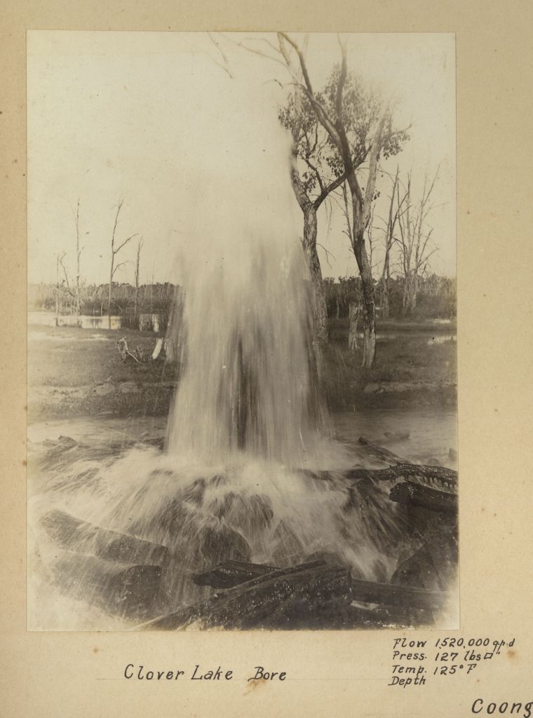 Clover Lake Bore, c1910 | Queensland Historical Atlas