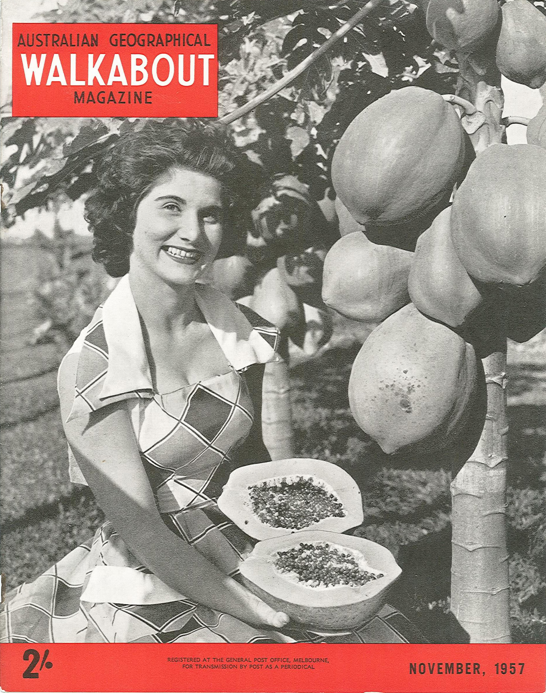 Walkabout cover, November 1957 | Queensland Historical Atlas