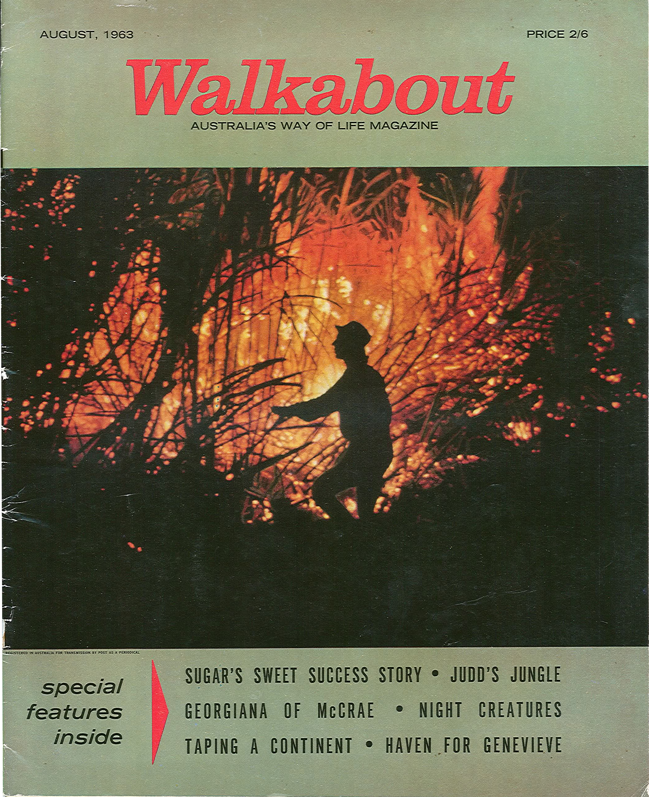 Walkabout cover, August 1963 | Queensland Historical Atlas
