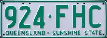Queensland licence plates, c2001-02 | Queensland Historical Atlas